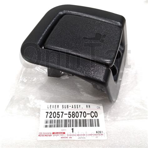 GENUINE TOYOTA ALPHARD VELLFIRE AGH30 GGH30 AYH30 THIRD ROW SEAT LOCK