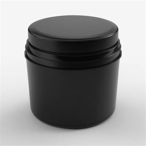 A Black Round Container With A Lid That Says Lid On It Premium Ai