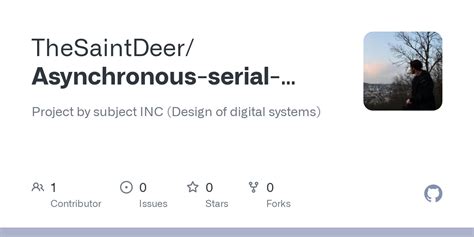 Github Thesaintdeer Asynchronous Serial Communication Project By Subject Inc Design Of