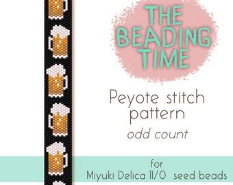 Oriental Luxury Peyote Stitch Pattern Even Count For Miyuki Delica Seed