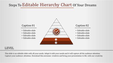 Editable Hierarchy Chart Template