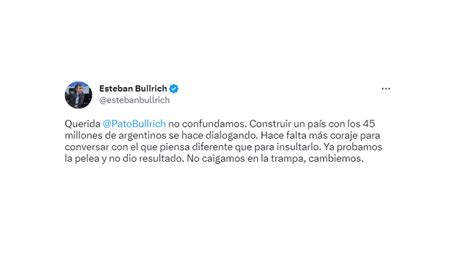 El Pedido De Esteban Bullrich Para Que Patricia Bullrich Se Abra Al