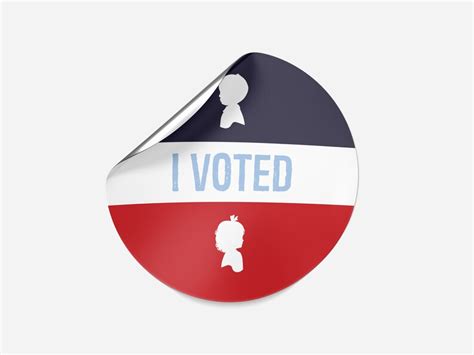 Voting Gender Reveal Printable Instant Download Voting Ballot Sticker The Polls Are Open Voting