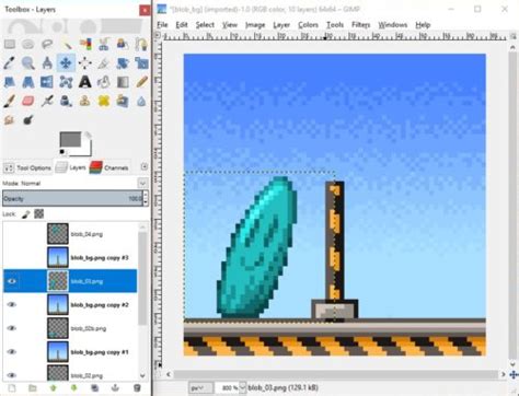 Pixel Art 4 Animation Effects In GIMP Pinnguaq