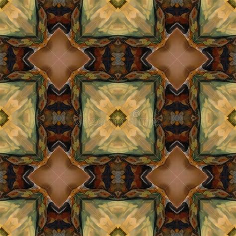 Kaleidoscopic Wallpaper Tiles Seamless Texture Or Background Stock