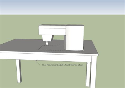 Diy Sewing Machine Table Plans Coloring Earth