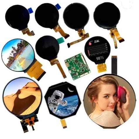 Round Shaped TFT Display Touch Screen TFT LCD Display China 3 4inch