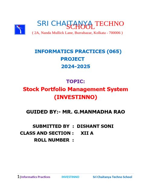 Board Project Informatics Practices Investinno Documention