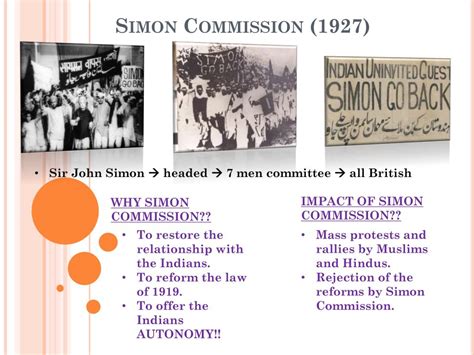 Ppt Simon Commission 1927 Powerpoint Presentation Free Download