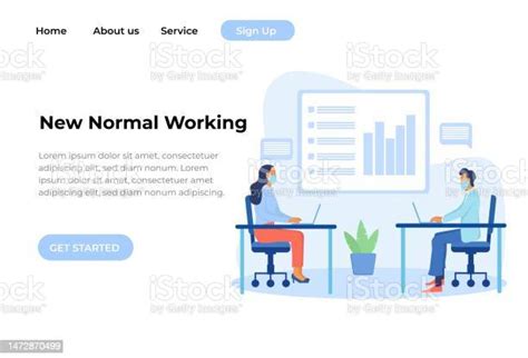 독특한 현대 평면 디자인 웹 사이트 및 모바일 웹 사이트를위한 새로운 표준 작업 개념 방문 페이지 템플릿 쉽게 편집하고 사용자