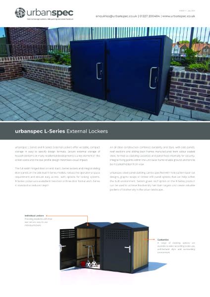 L Series External Lockers Data Sheets Nbs Source