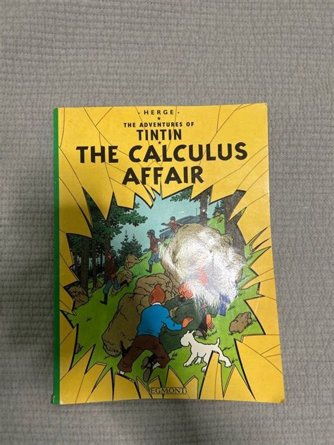 Adventures Of Tintin The Calculus Affair Hobbies And Toys Books
