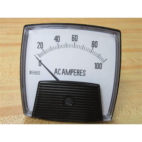 Crompton 013 75aa Lspk C6 B3 Analog Panel Meter 01375aalspkc6b3 Mara