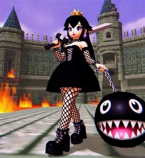 Discover 9 Gothic Princess Peach And Goth Peach Mario Ideas Goth