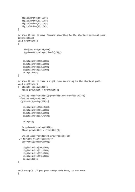 Maze Solver Robot Using Arduino PDF