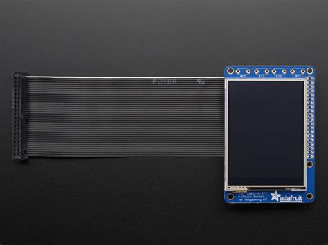 Pitft Plus Tft Resistive Touchscreen Pi And Model A B Raspberry Pi