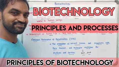 Biotechnology Principles Of Biotechnology YouTube