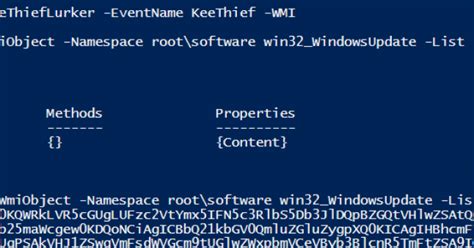 Powerlurk Malicious Wmi Events Using Powershell Julio Della Flora