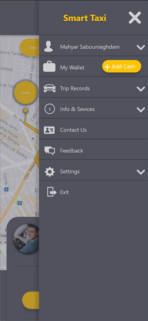 Github Mahyarsab Adobexd Smart Taxi Mobile Application The Smart