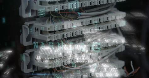 Complex Server Hardware With Various Cables And Connectors Stock Photo Image Of Infrastructure