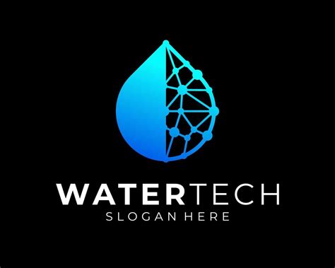 Water Drop Pure Drip Mesh Connection Node Connect Tech Futuristic