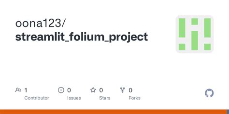 Github Oona123streamlitfoliumproject