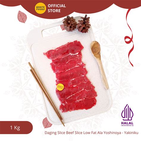 Jual Beef Slice Low Fat Yakiniku Premium Daging Sapi Iris Tipis 500