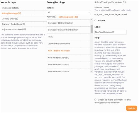 Setup Claim Variables Empxtrack