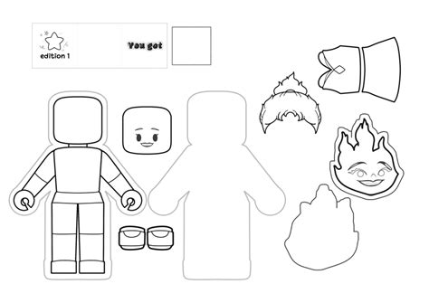 Paper Diy 🔥엘리멘탈 로블록스 블라인드백💧 무료도안 무료배포 네이버 블로그