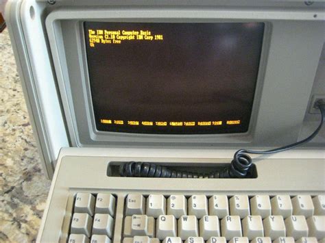 Rare Vintage Ibm 5155 Portable Pc 3922978058