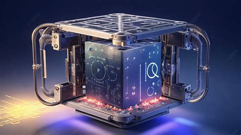 Unlocking The Quantum Realm A Glimpse Into Computing Background Quantum Technology Futuristic