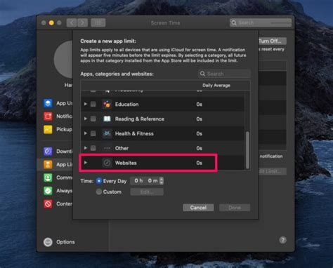 How To Set Time Limits On Websites On Mac