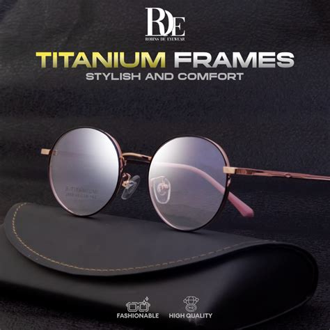 Jual Robins Kacamata Bulat Anti Radiasi Frame Kacamata RIngan Bisa Minus Photocromic Blueray