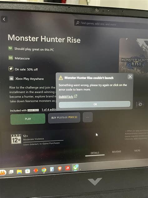 Help Mh Rise Cant Open App Rmhrise