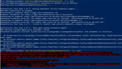 Entra Connect Sync Installation Not Updating Health Agents Microsoft Qanda