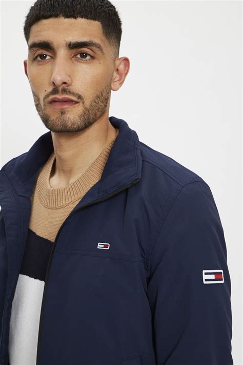 Veste Zippée Bleu Marine Tommy Hilfiger Destock Jeans