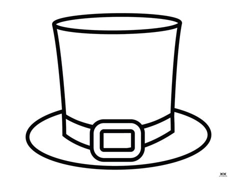 Leprechaun Hat Coloring Page