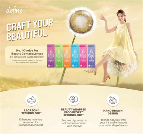 Acuvue 1 Day Define Fresh coloured contact lenses