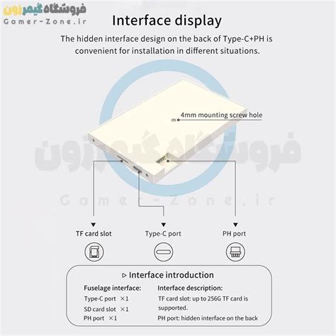 مانیتور 5 اینچی وضعیت سیستم با قابلیت نمایش انیمیشن و تصاویر متحرک مدل