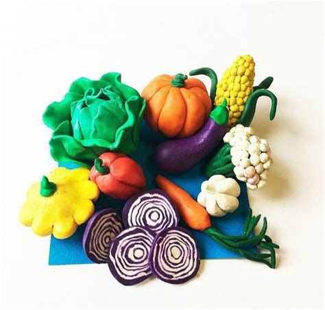 УРОКИ ЛЕПКИ ЛЕПИМ ОВОЩИ ИЗ ПЛАСТИЛИНА С ПОШАГОВОЙ ИНСТРУКЦИЕЙ Осень отличное время не только