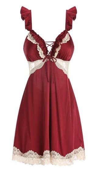 Summer Sweet Satin Comfort Plus Chest Pad Halter Silk Nightgowns