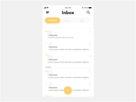 Mail App Design V2 By Hüseyin Gayiran On Dribbble
