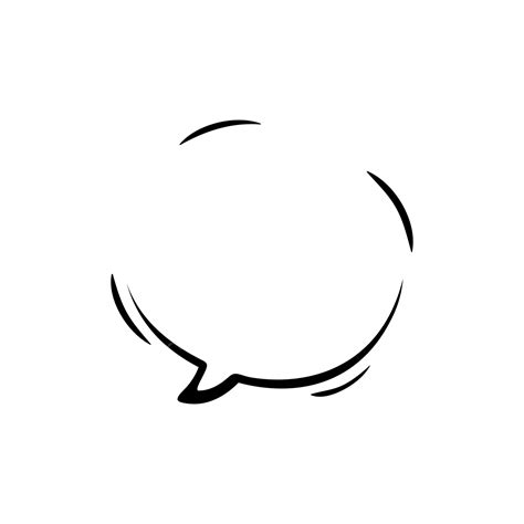 Hand Drawn Speech Bubble Doodle Png Text Box Speech Bubble Png PNG