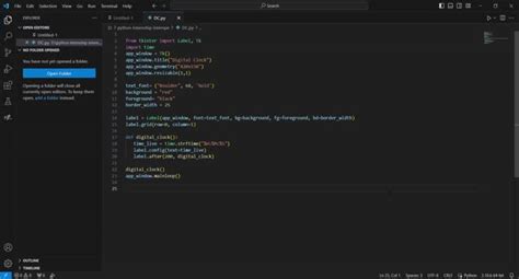 Vr Pooja On Linkedin Internpe Digitalclock Python Internship