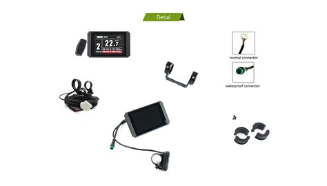 Kt Lcd8h Display With Sm Plug Colorful Screen For Kt Control System Accessories Ncyclebike