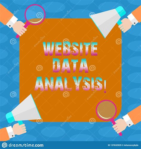 Word Writing Text Website Data Analysis Business Concept For Analysis And Report Of Web Data