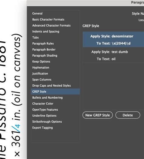 Grep Style Will Only Apply The First One Top Adobe Community 13712717