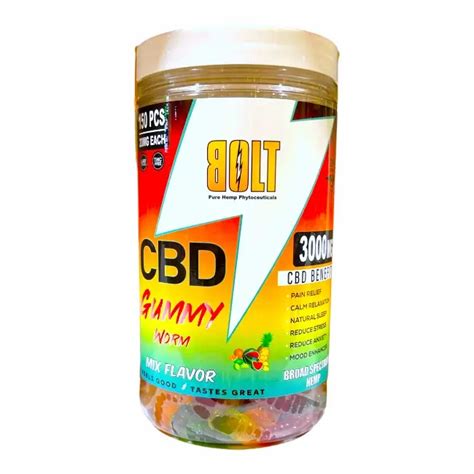Bolt Cbd Gummies 3000mg 101distributorsga