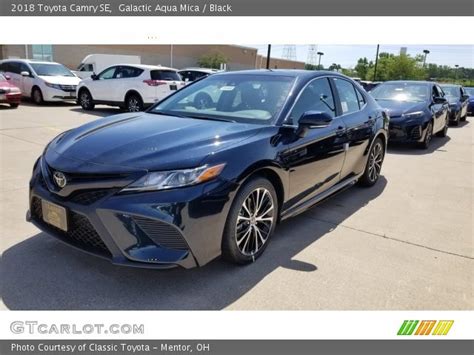 Galactic Aqua Mica Toyota Camry SE Black Interior GTCarLot Vehicle Archive