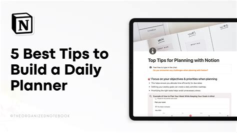 How To Build A Daily Planner With Notion Easy Scheduling And Better P